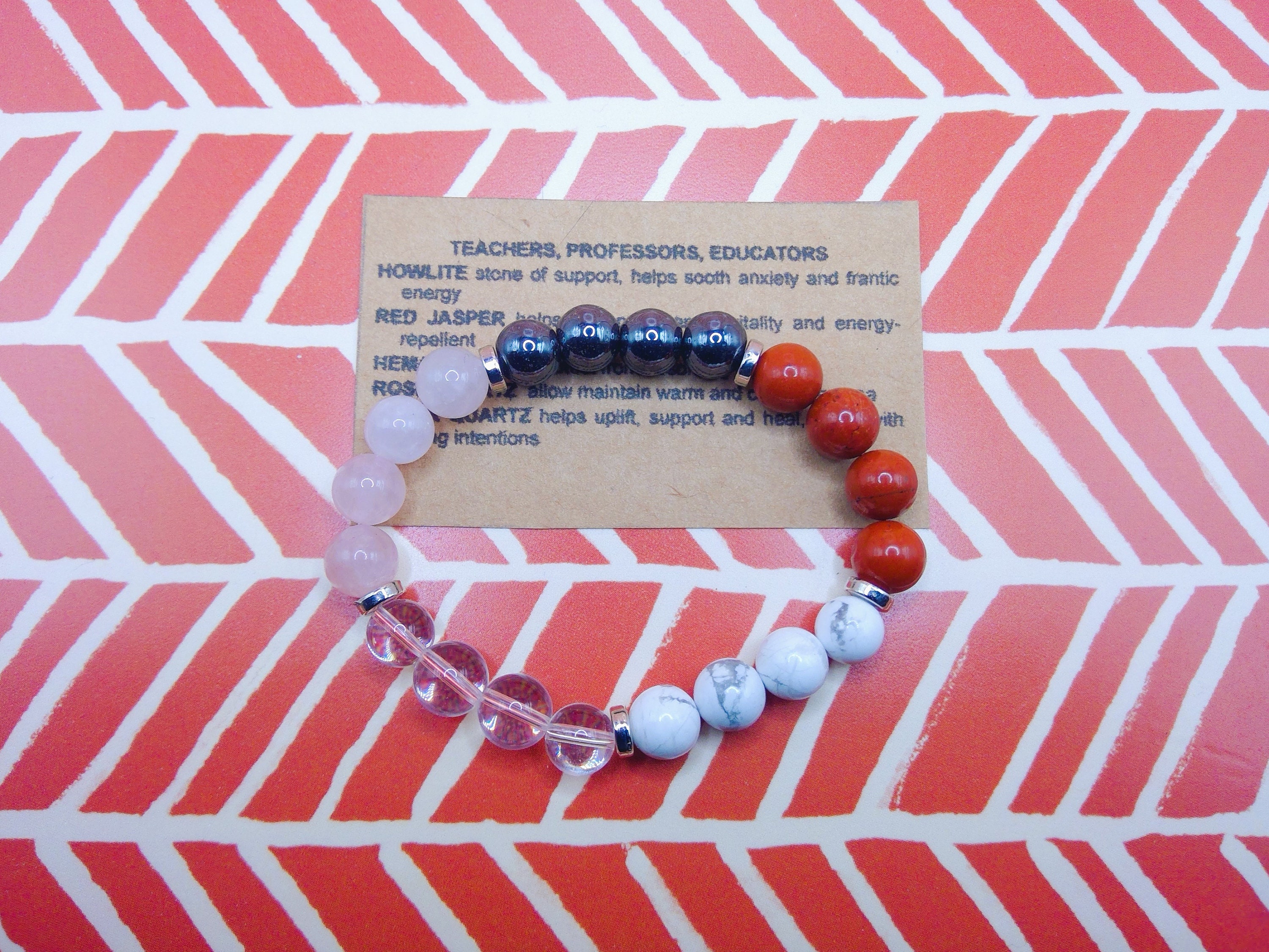 Teacher's Day Gift, Teacher Gift, Teacher Crystal Bracelet, Gift for ...