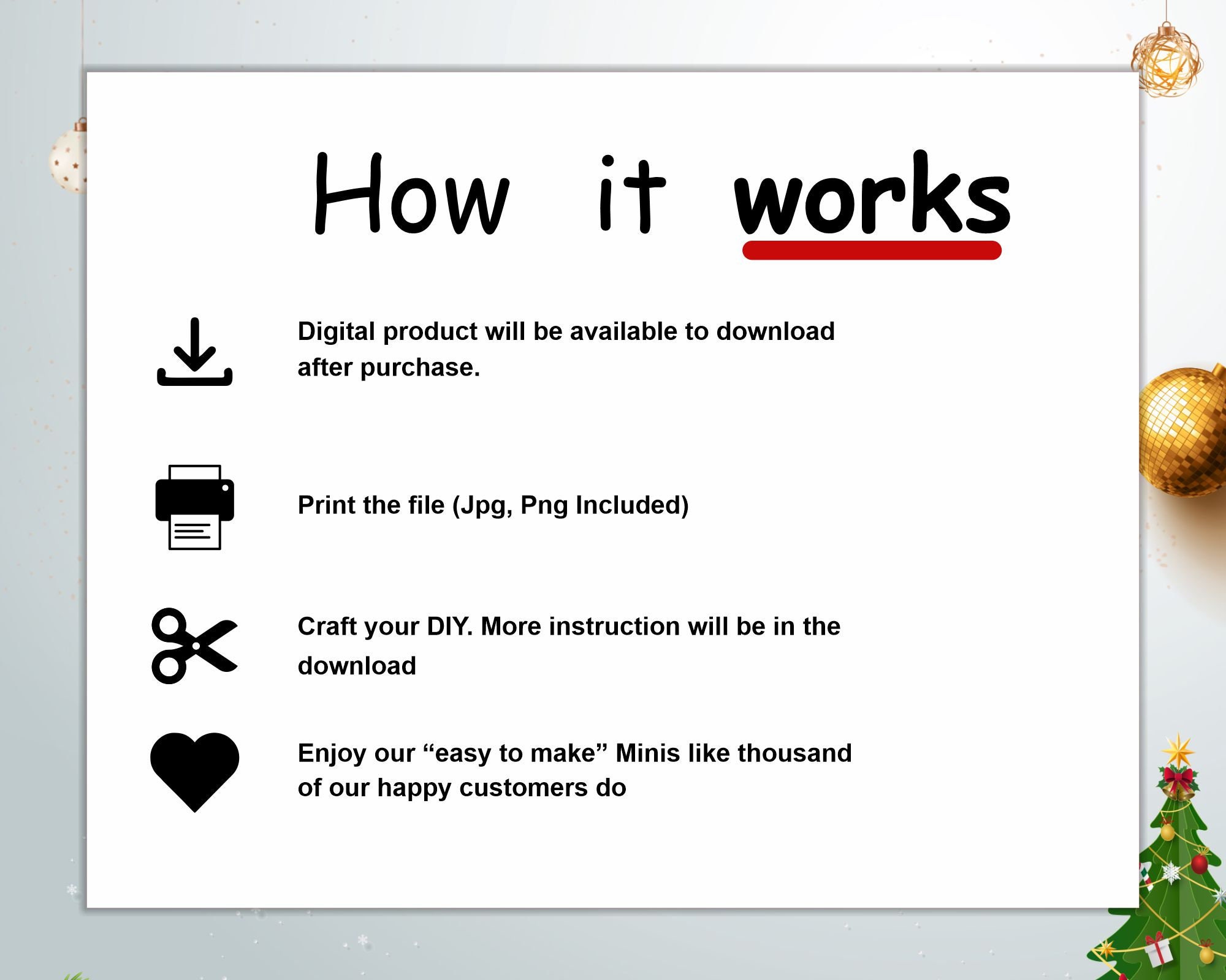 Miniature Christmas Presents 1:6, Printable Templates for Ornaments and ...