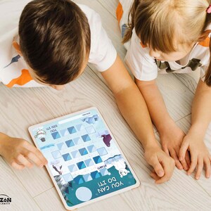 Winter Animals Reward Chart | Printable Behavior Chart | Daily Chore ...