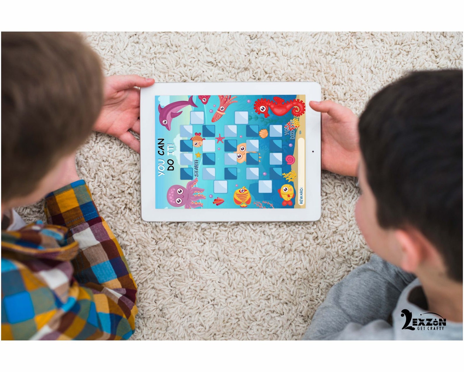 Under the Sea Reward Chart Printable Sea Animals Behavior Chart Daily ...