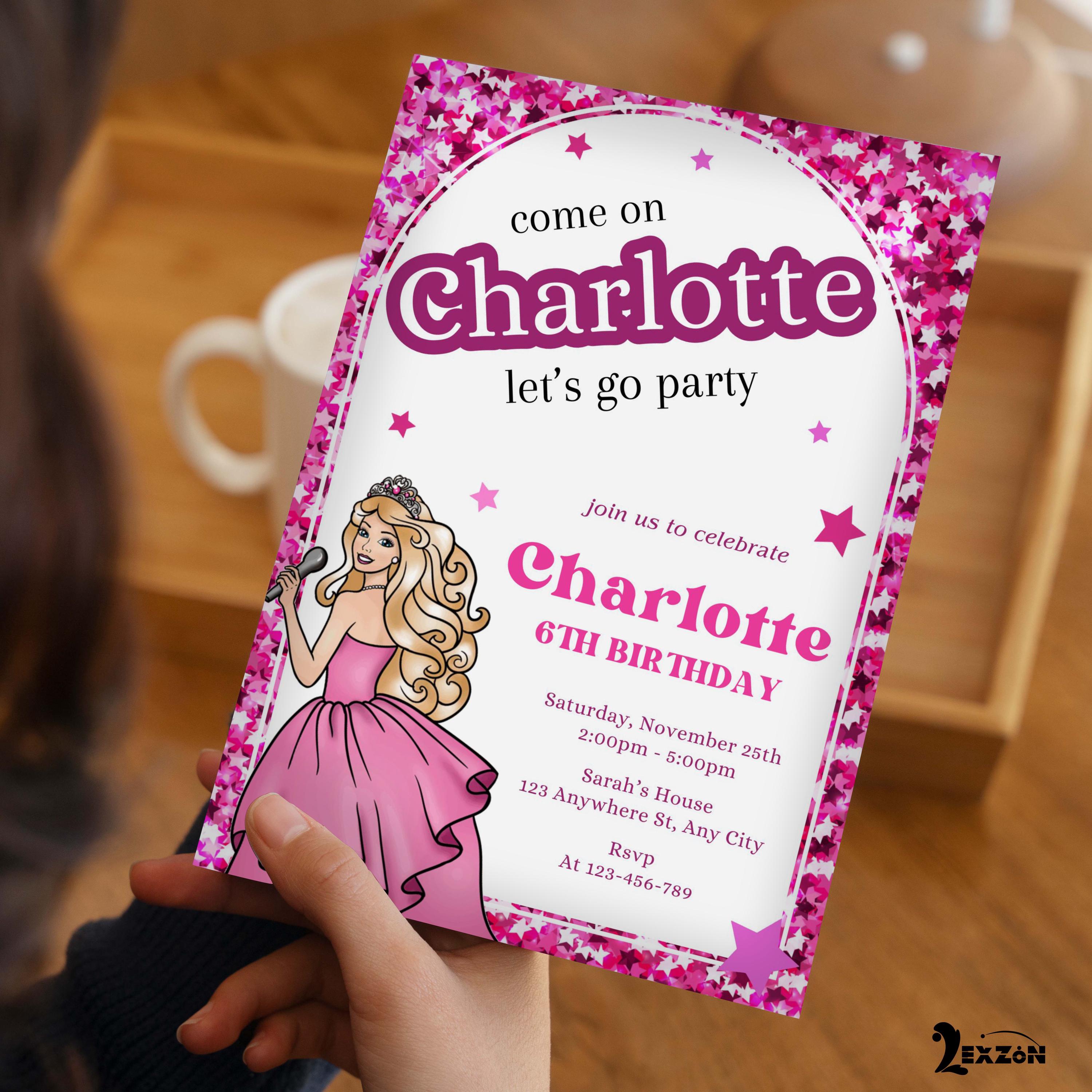 I Will Design Custom Party Invitation Custom Order Birthday Invitations ...