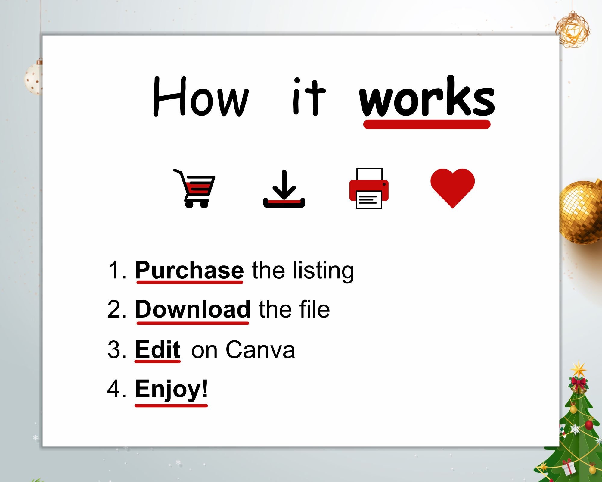 Editable Christmas Canva Template Bundle Christmas Party - Etsy