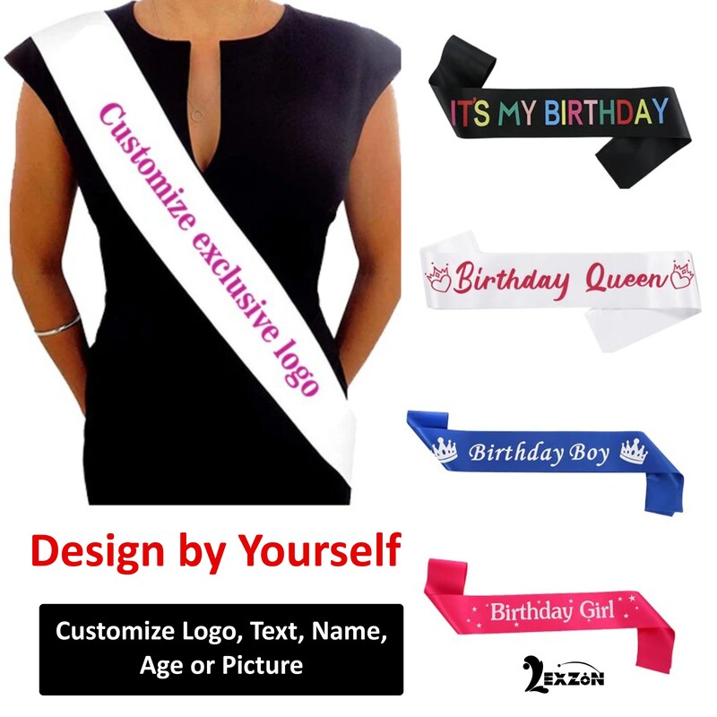 Custom Sash - Etsy
