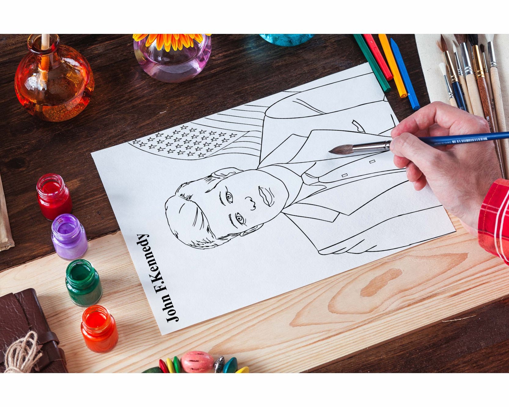 Printable President Coloring Pages, Crafts for Kids, History ...
