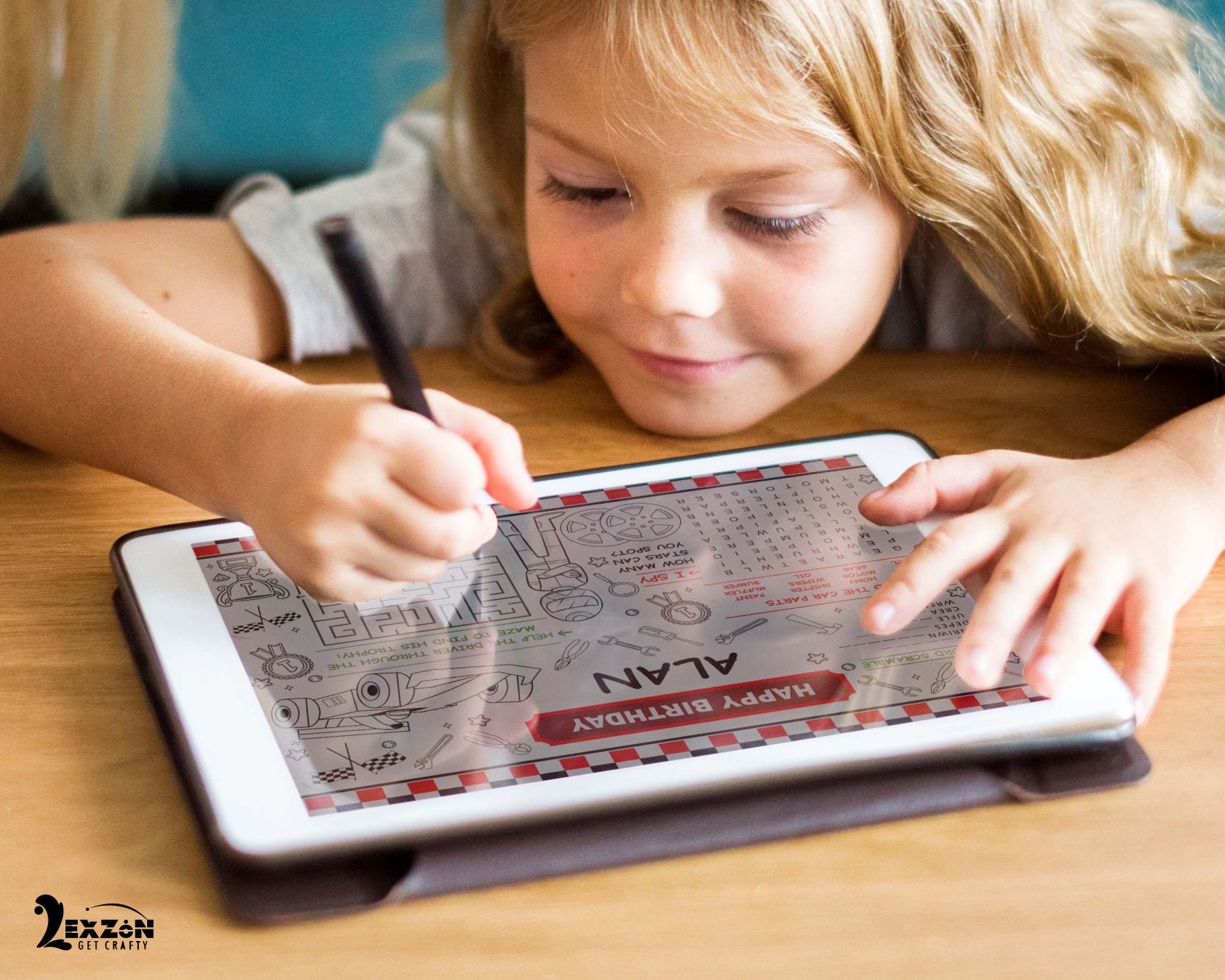 Racing Car Party Placemat | Printable Formula 1 Party Coloring Page ...