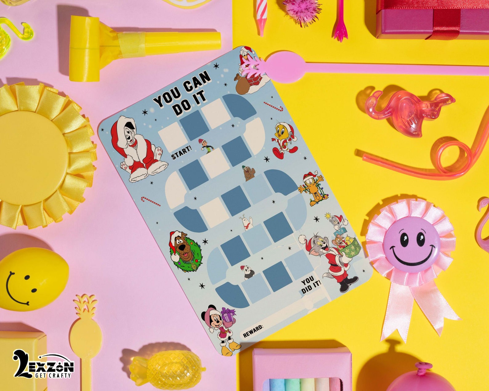 Christmas Santa Reward Chart | Printable Behavior Chart | Daily Game ...