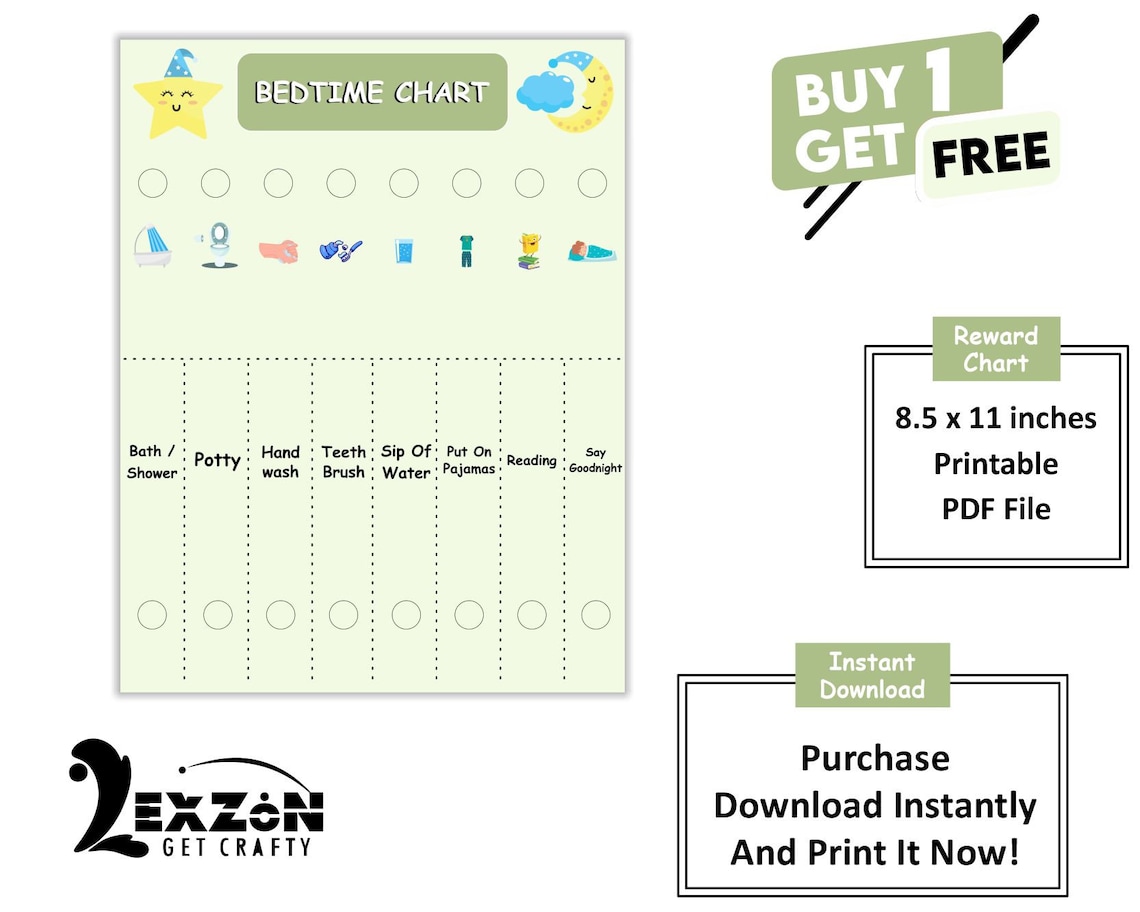 Toddler Routine, Bedtime Routine Chart, Visual Schedule, Checklist With ...