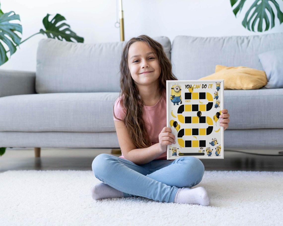 Printable Minions Reward Chart Minions Kids Behavior Chart Instant ...