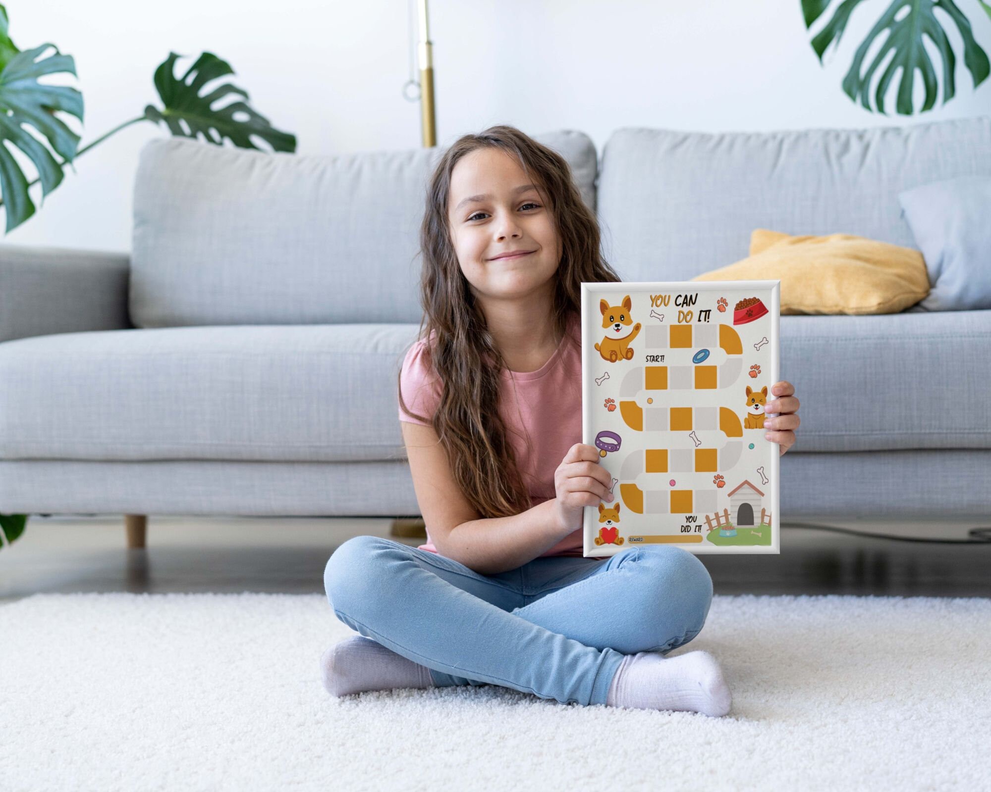 Printable Dog Reward Chart | Pet Kids Behavior Chart | Instant Download ...