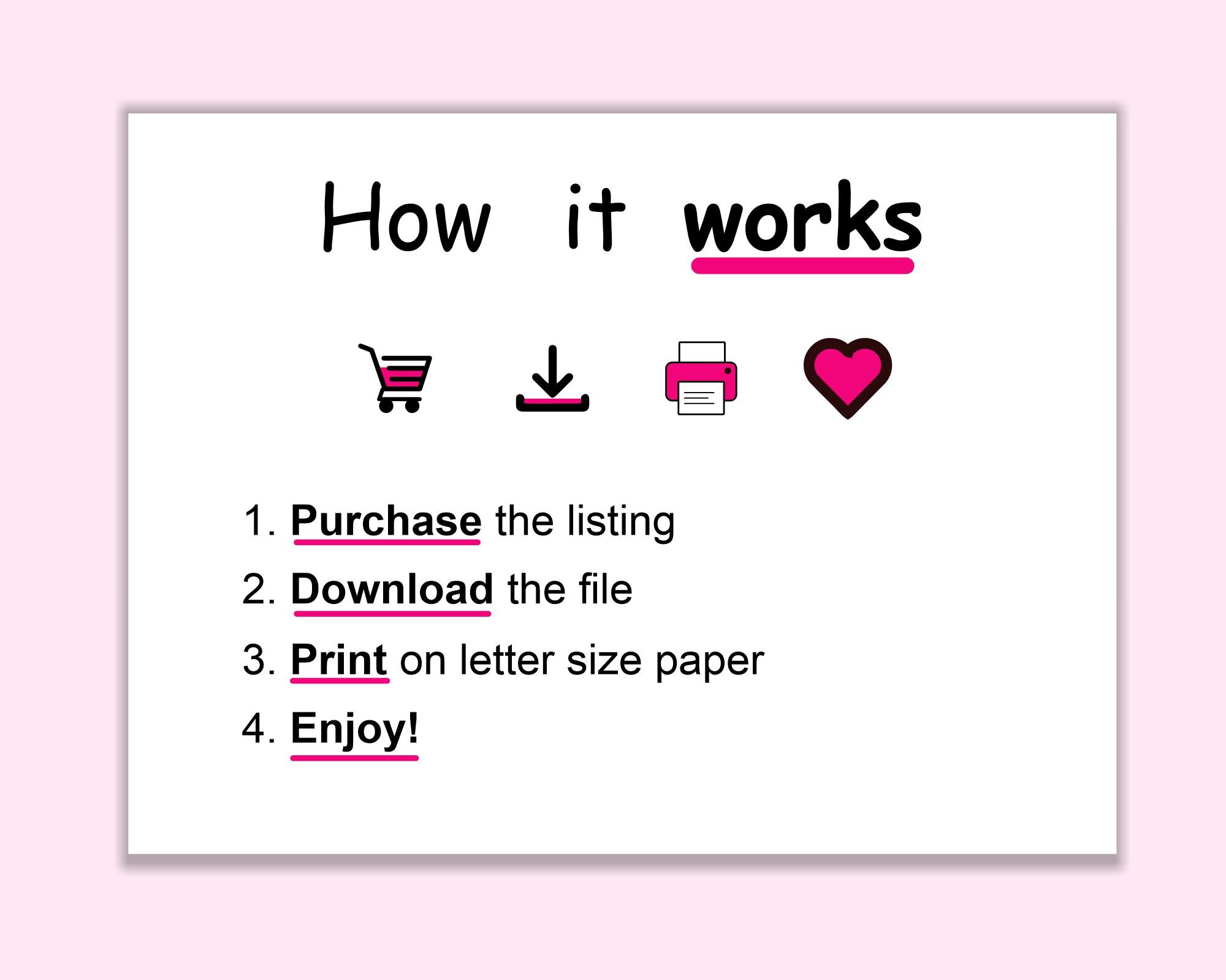 Mother's Day Card, Printable About My Mom Mother's Day Mom Printable ...