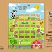 Printable Farm Reward Chart Farm Kids Behavior Chart Instant Download ...