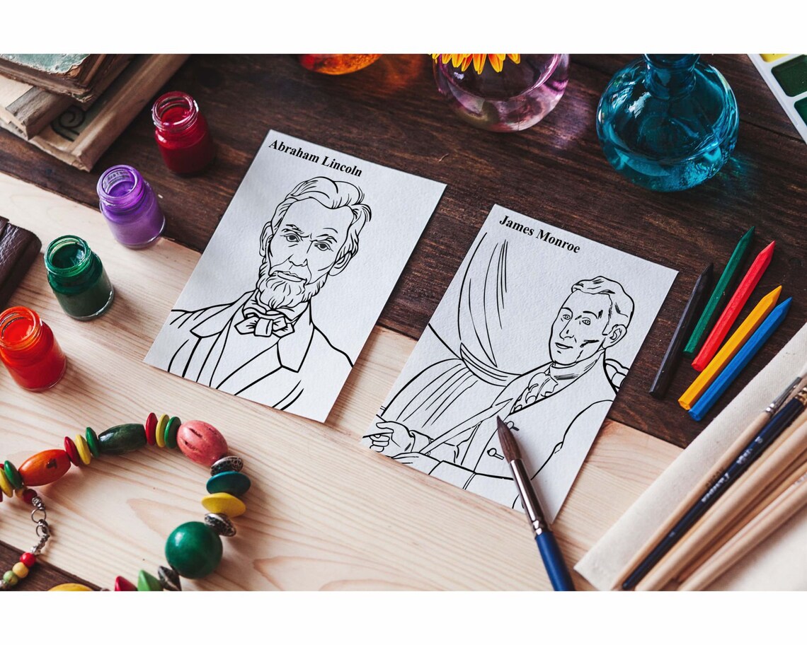 Printable President Coloring Pages, Crafts for Kids, History ...
