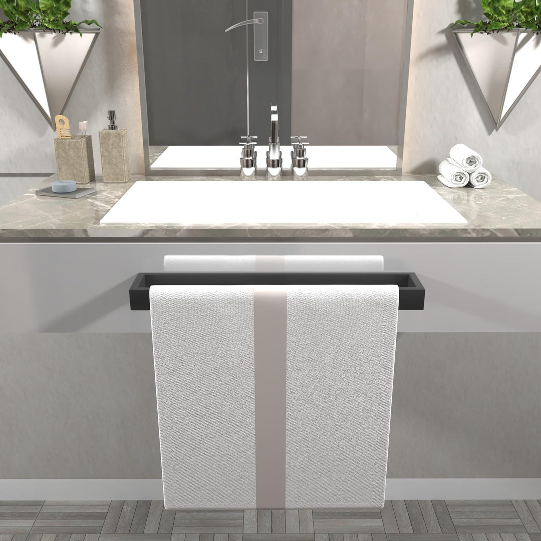 Rectangular Towel Holder, Hand Towel Holder, Metal Towel Holder ...