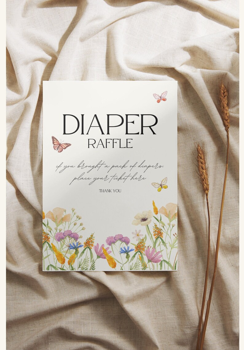 Butterfly Kisses Baby Shower Sign Set, There's a Little Butterfly on ...