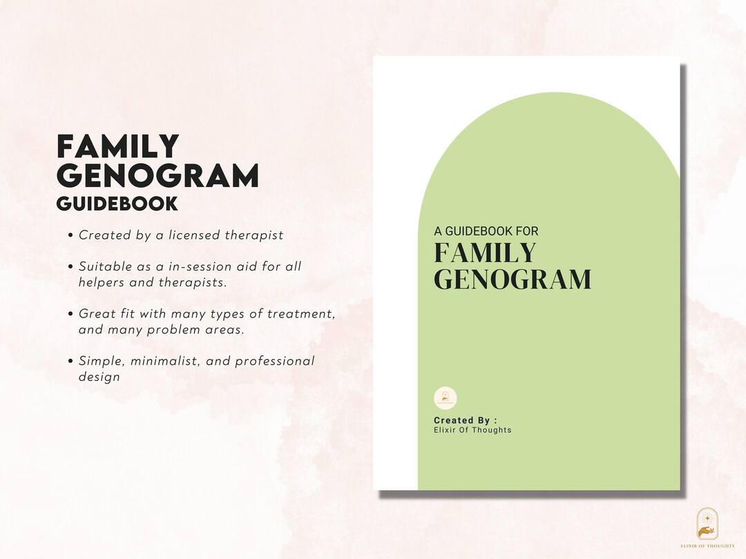 Family Genogram Workbook - Tool for Understanding Family Dynamics ...