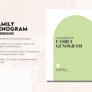 Family Genogram Workbook - Tool for Understanding Family Dynamics ...