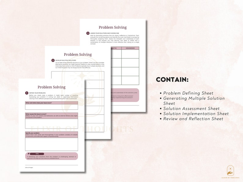 Mastering Challenges Mastermind Solutions Digital Worksheets for ...