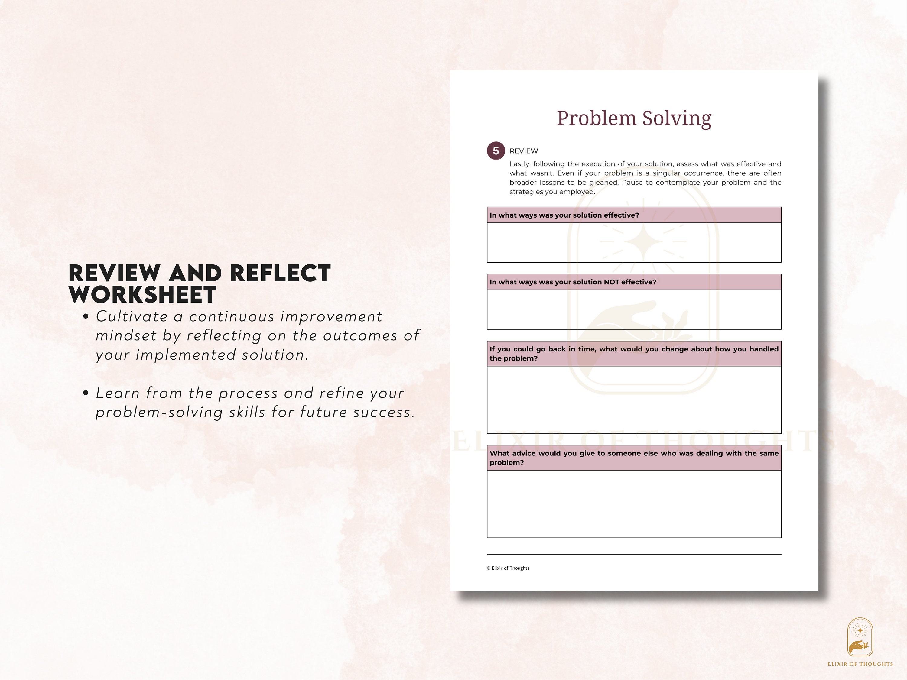 Mastering Challenges Mastermind Solutions Digital Worksheets for ...