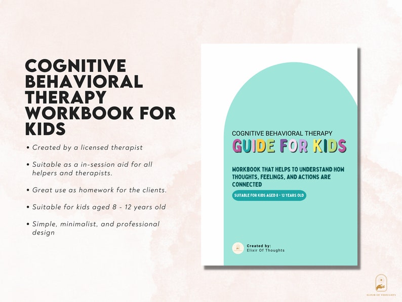 CBT Worksheets for Kids | Therapy Worksheets | Cognitive Restructuring ...