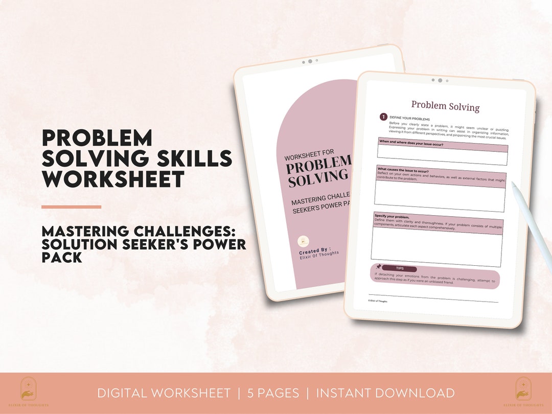 Mastering Challenges Mastermind Solutions Digital Worksheets for ...