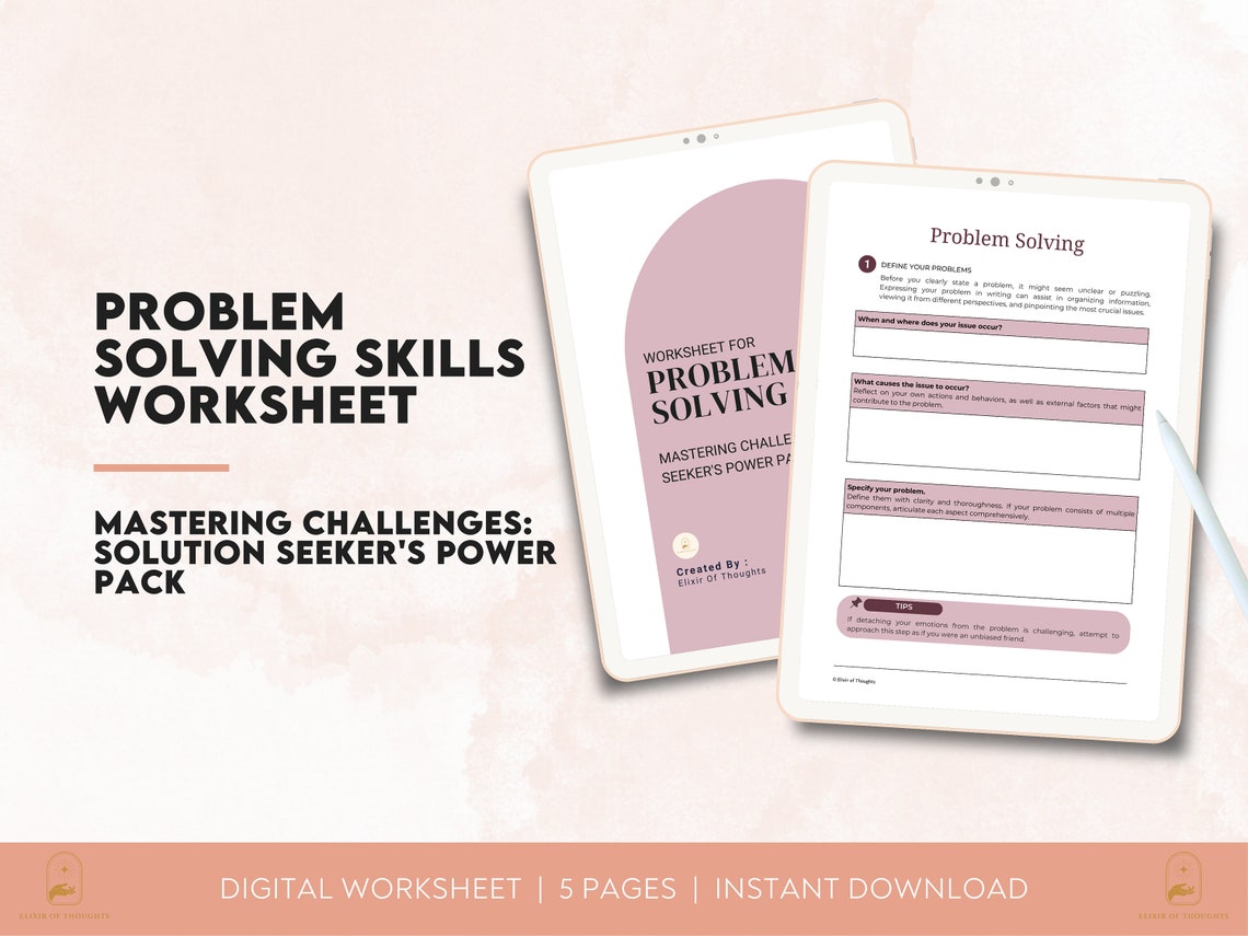 Mastering Challenges Mastermind Solutions Digital Worksheets for ...
