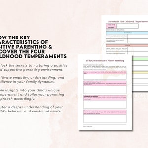 Positive Parenting Guide | Parents' Self-reflect | Digital Worksheets ...