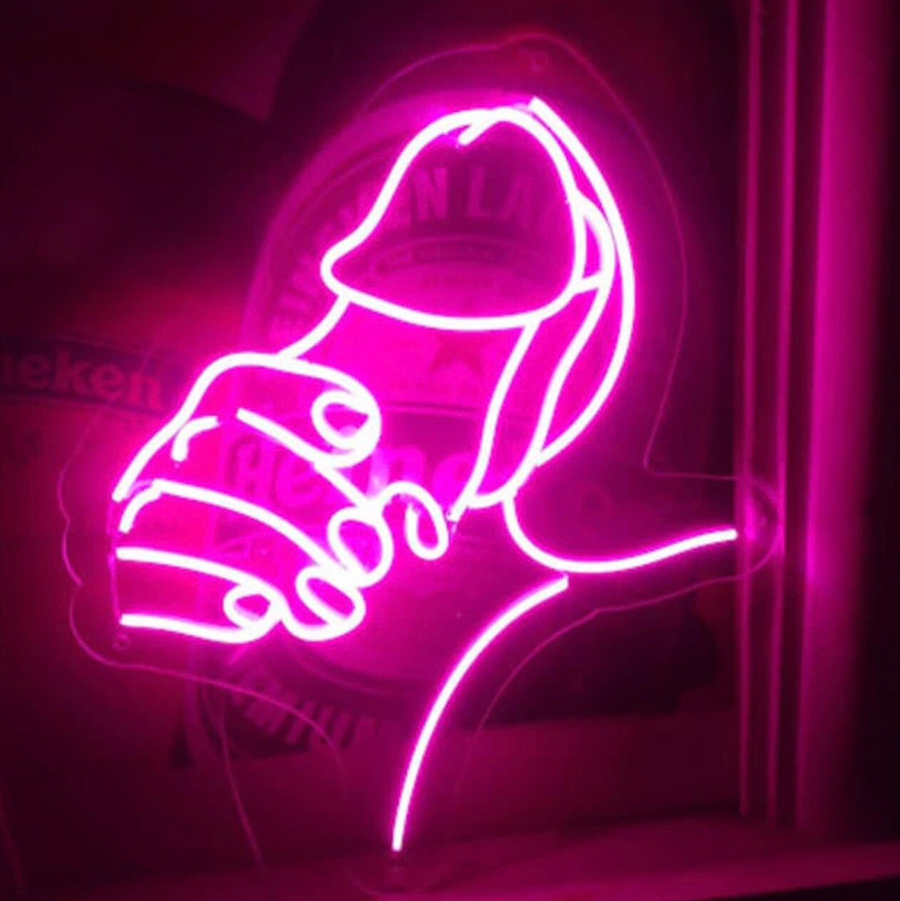 Penis Neon Sign Art Same Penis Forever Adult Humor Etsy