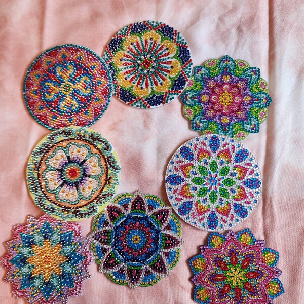 Diamond Dot Coasters - Etsy