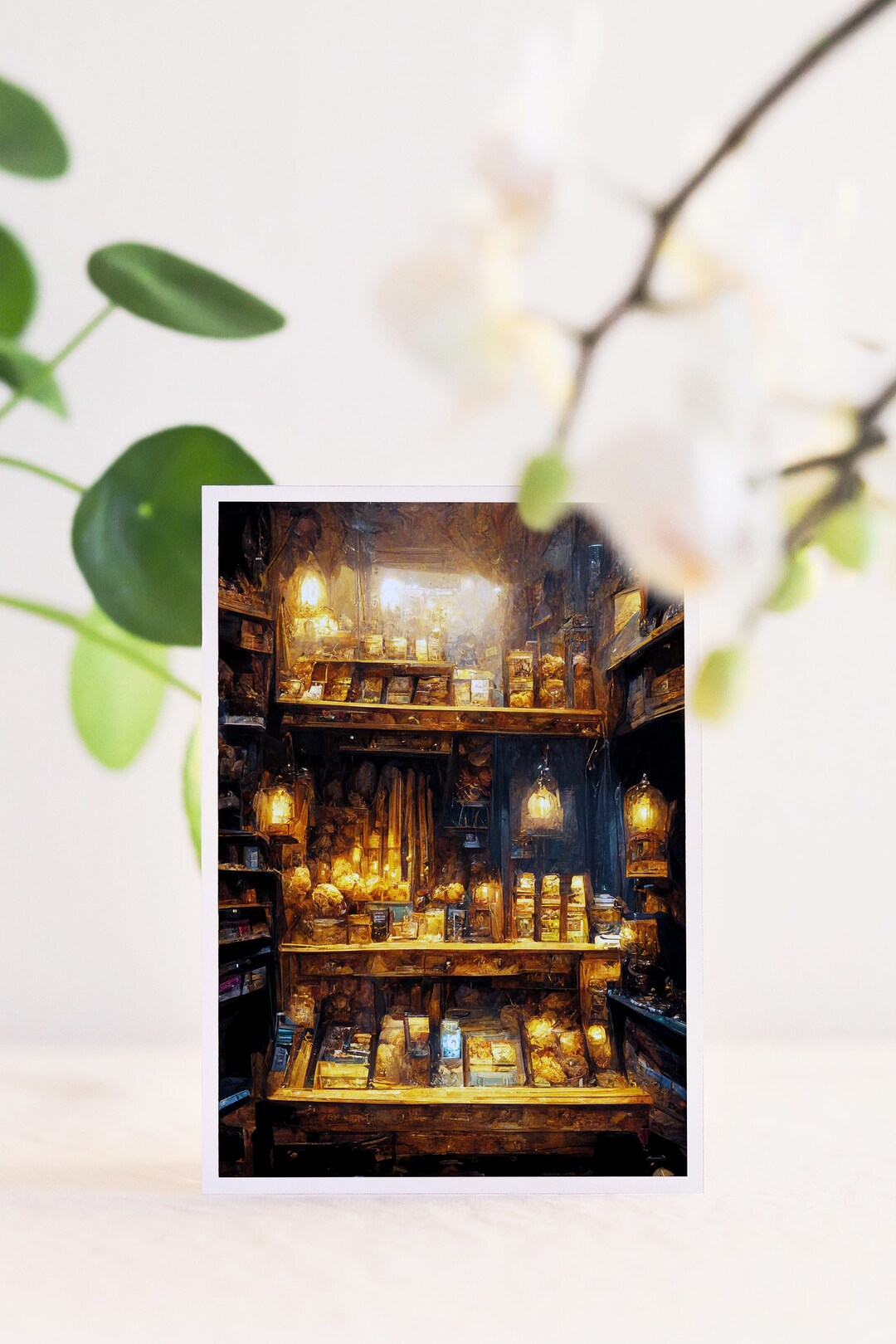 Magical Wand Shop Inspired Print Digital Poster Wall Art Prints Magical ...