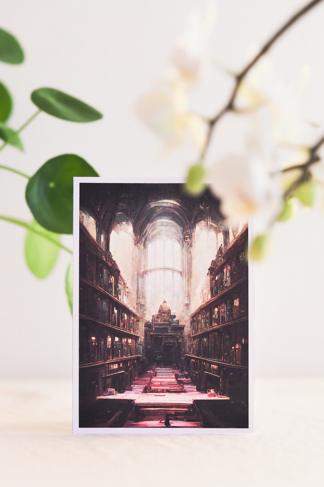 Magical Schools Library Wizard Wall Decor Wizard Poster Wall Art ...