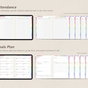Digital Teacher Planner 2025 2026 Planner & Undated Academic Planner ...