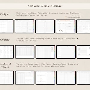 Digital Planner 2024 2025 2026 & Undated, Goodnotes Planner, Daily ...