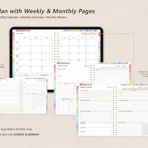 Digital Teacher Planner 2025 2026 Planner & Undated Academic Planner ...