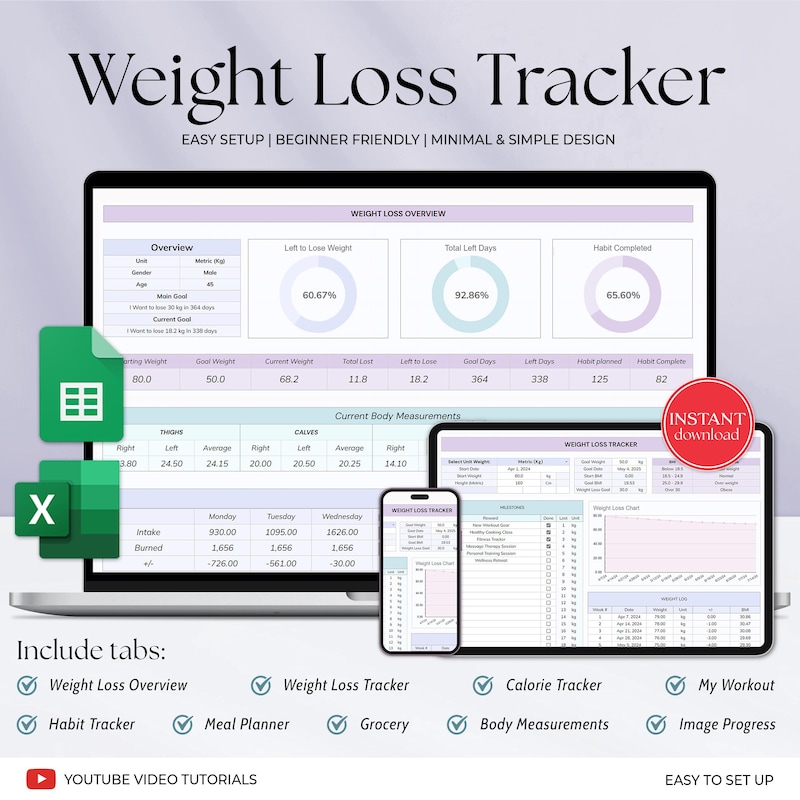 Excel for Health - Etsy UK