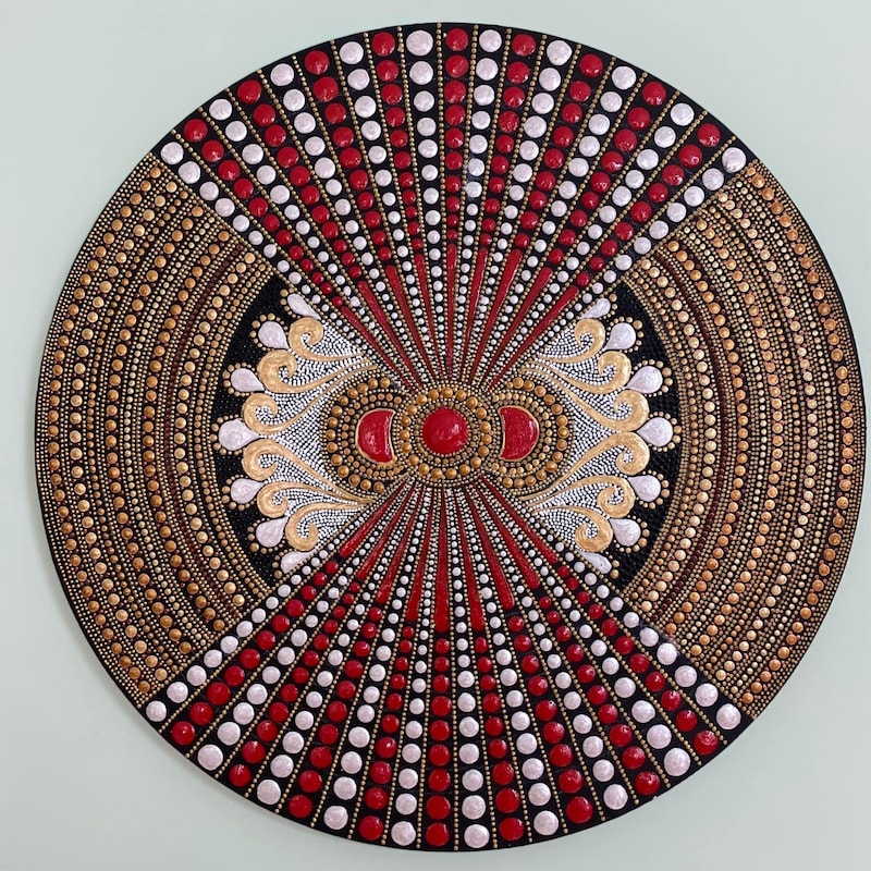 Mandala Canvas - Etsy