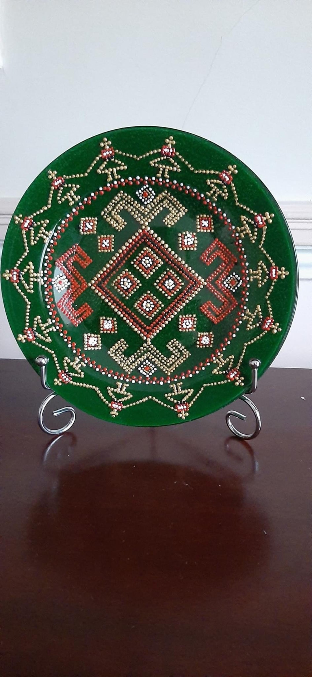 Personalized Mandala Art | Mandala Art | Hand-painted Dot Mandala ...