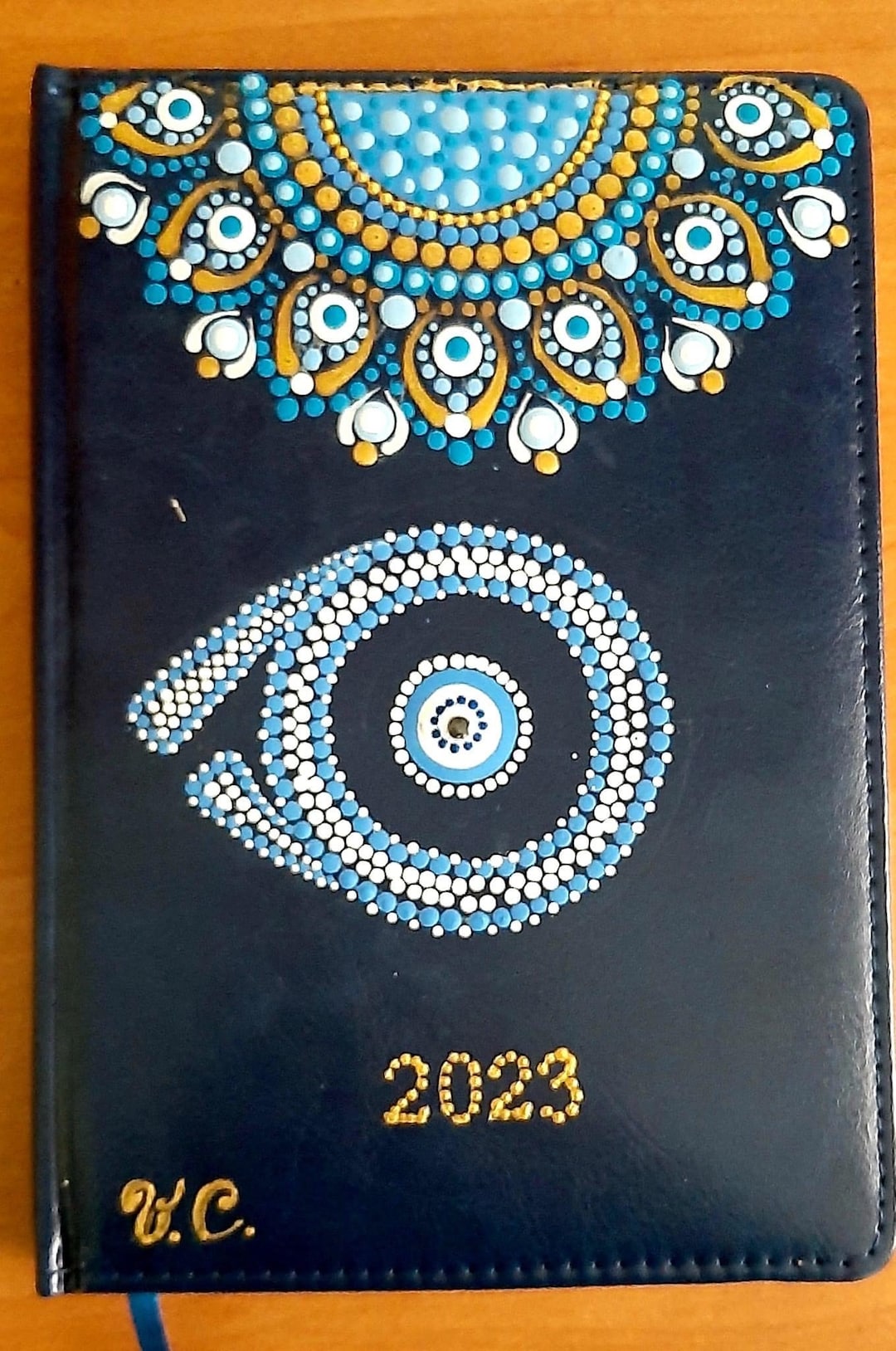 Note Book Mandala | Handmade Mandala Art | Personalized Mandala Art ...