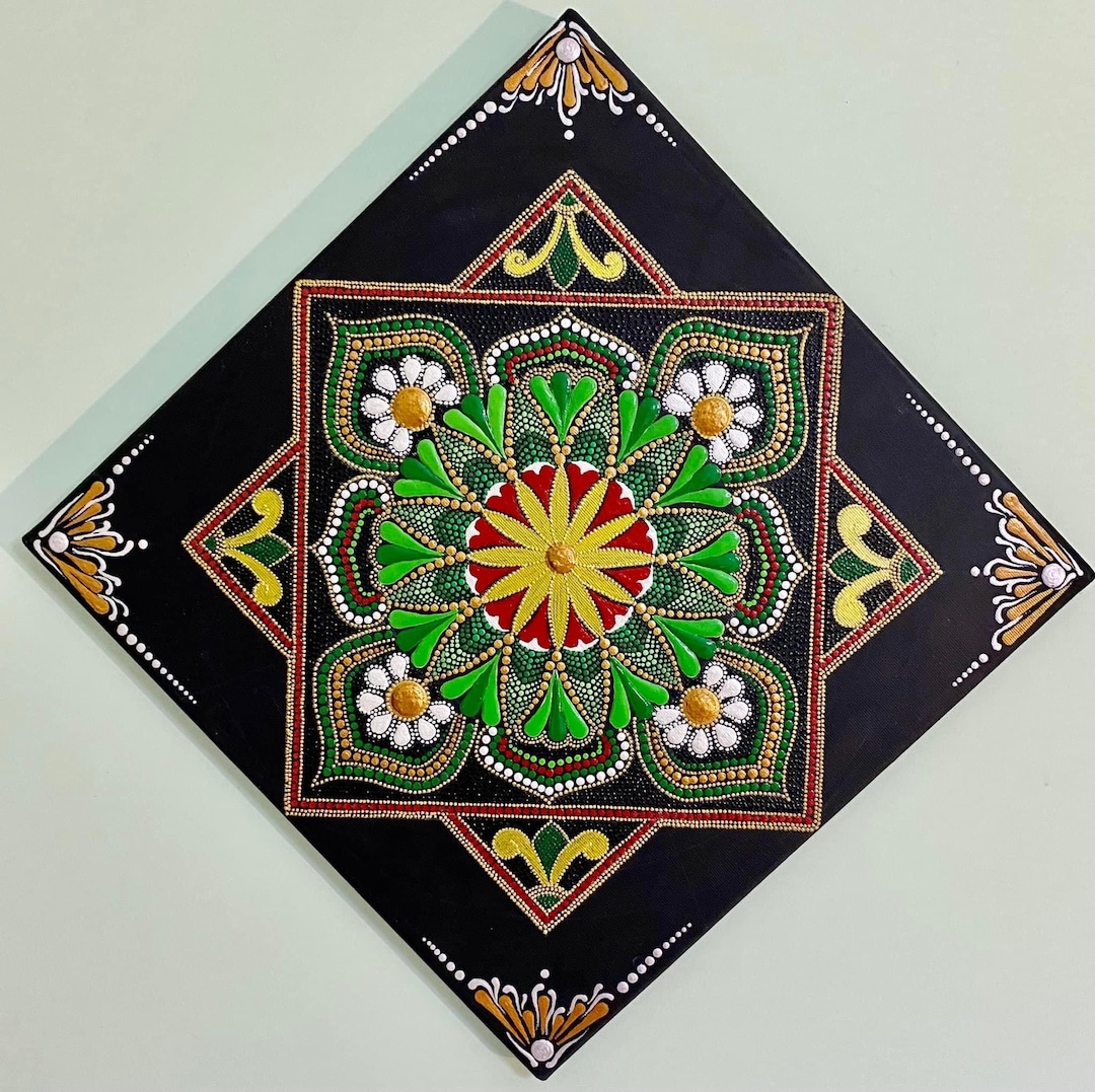 Handmade Mandala Art | Personalized Mandala Art | Mandala Art | Hand ...