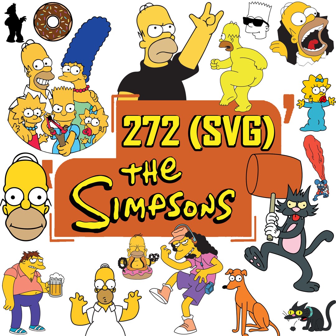The Simpsons Svg Files for Cricut the Simpsons SVG the Simpsons the ...