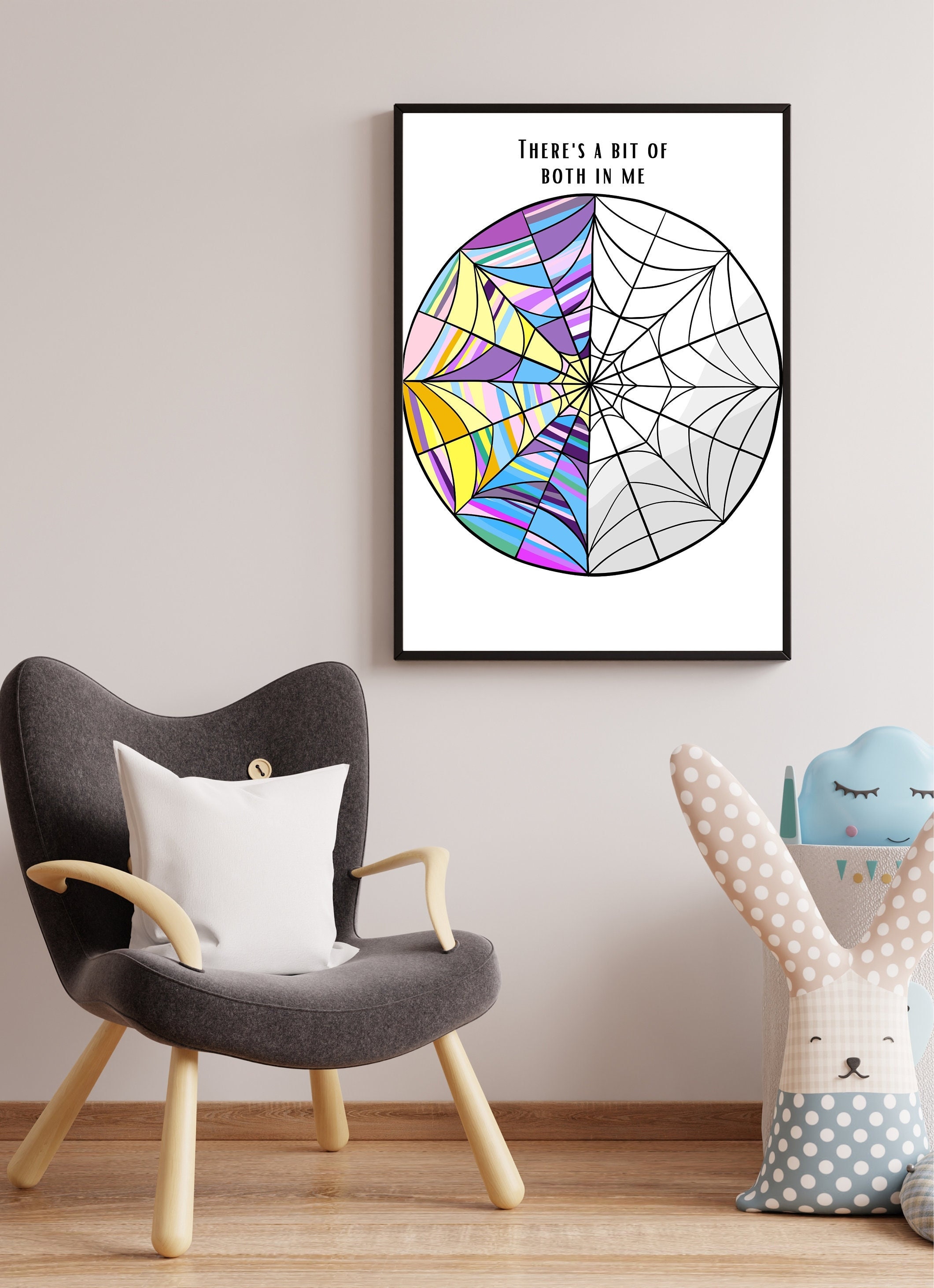 Wednesday and Enid Print, Window Print, Wednesday Addams, Quote ...