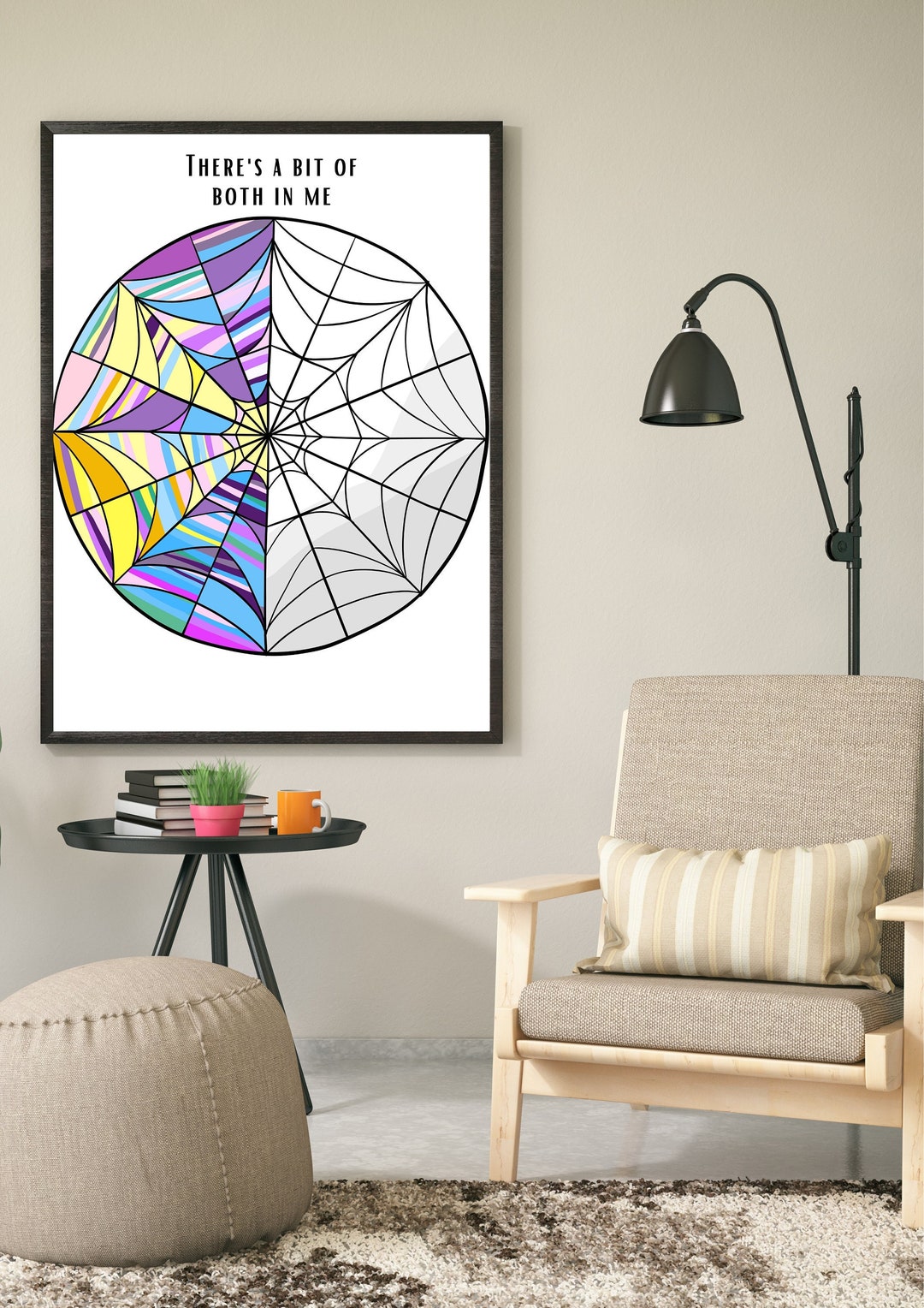 Wednesday and Enid Print, Window Print, Wednesday Addams, Quote ...