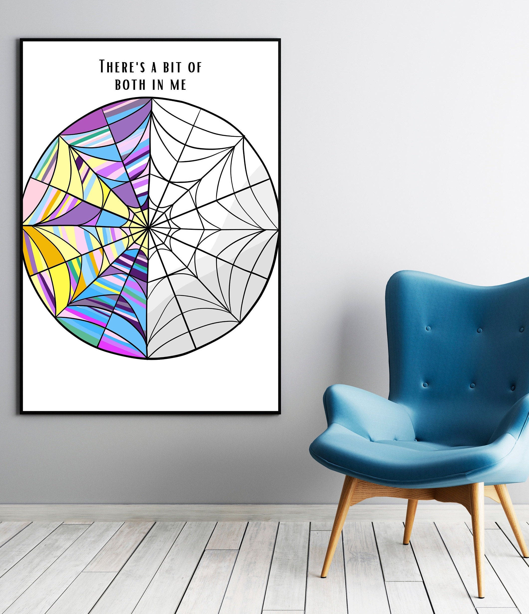 Wednesday and Enid Print, Window Print, Wednesday Addams, Quote ...
