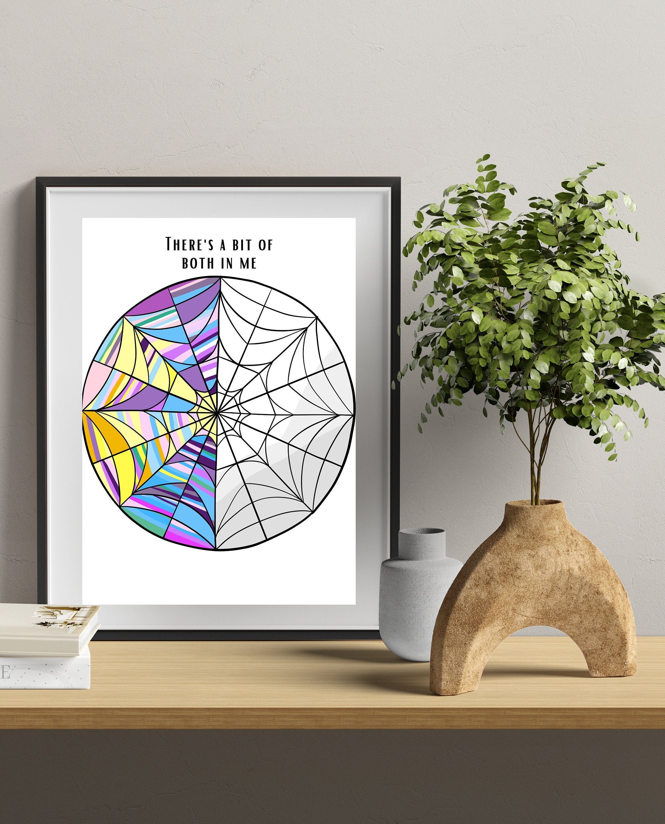 Wednesday and Enid Print, Window Print, Wednesday Addams, Quote ...