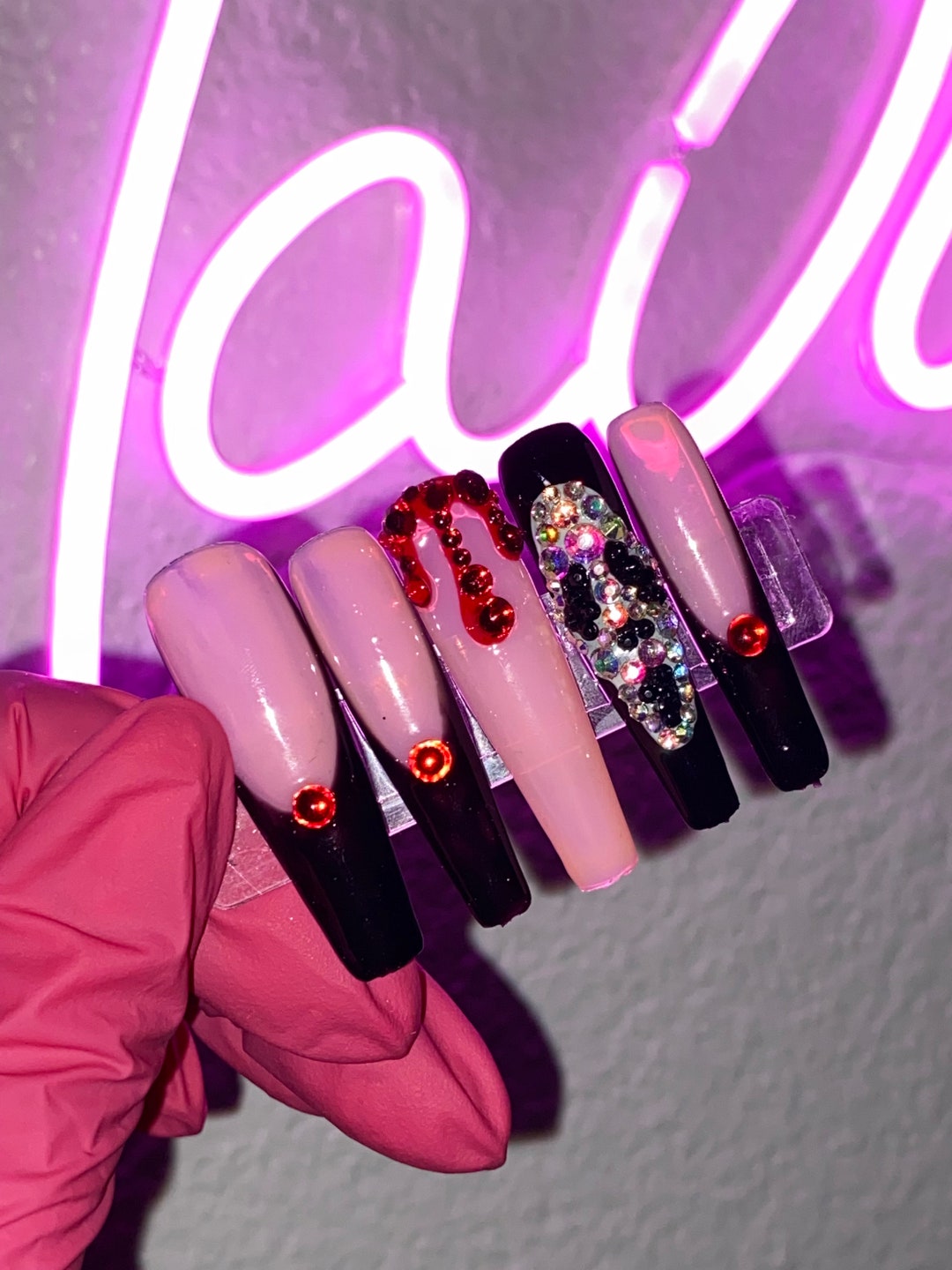 SCREAM Nail Set - Etsy