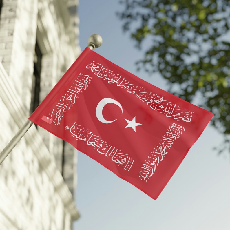 Ottoman Sanjak, Islamic Caliphate Flag, Fetih Sancak, Quran Verse ...
