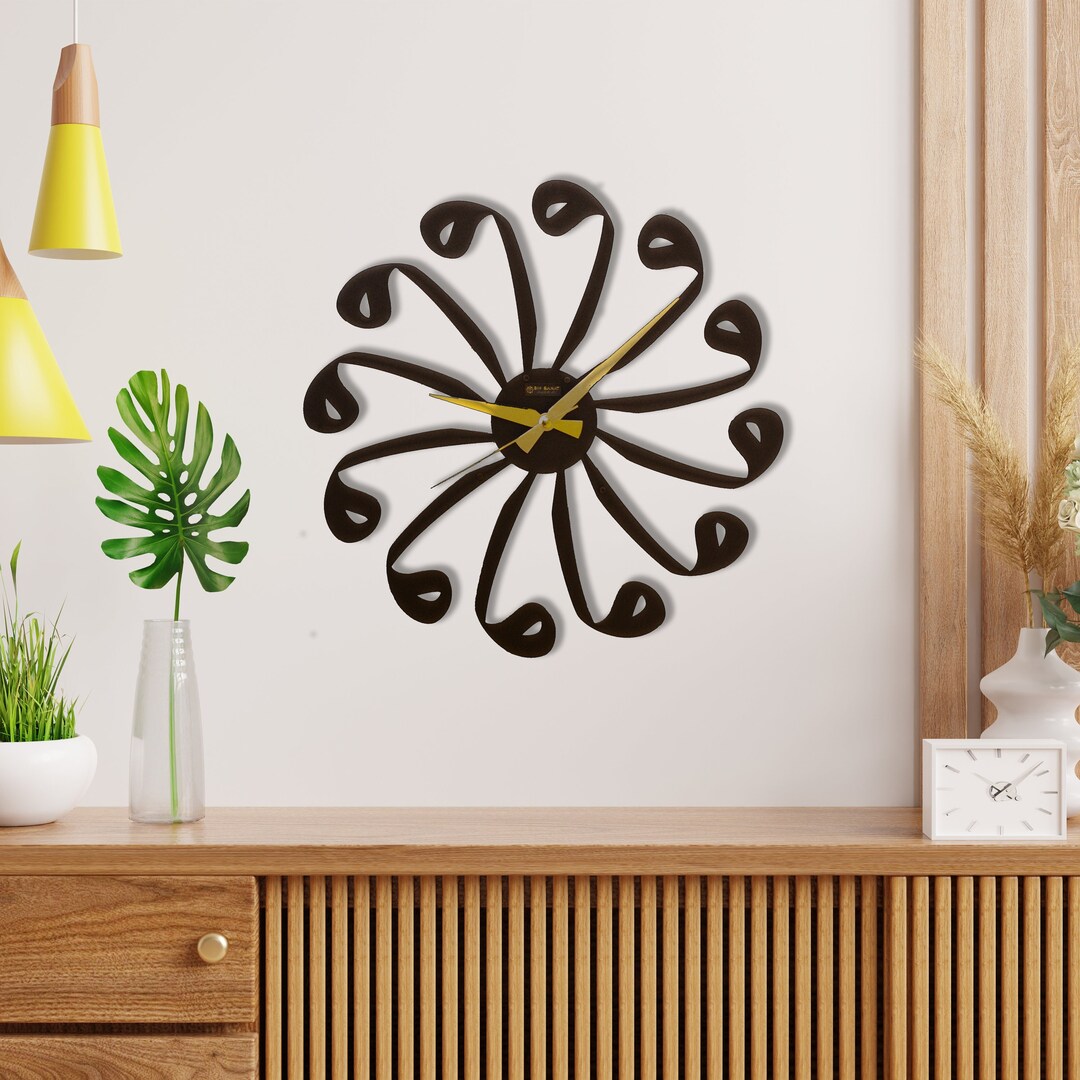 Metal Wall Clock, , Metal Wall Clock, Home Decor, Arabic Wall Clock ...