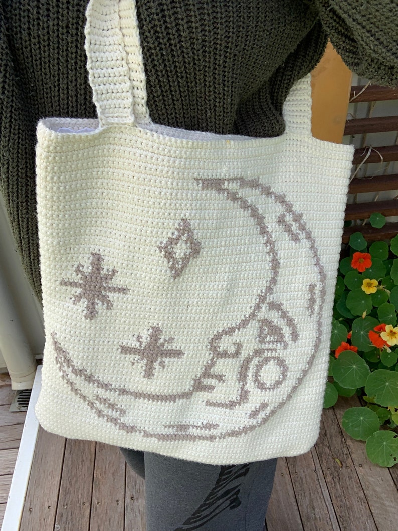Crochet Bag Pattern - Celestial Moon - PDF - Etsy