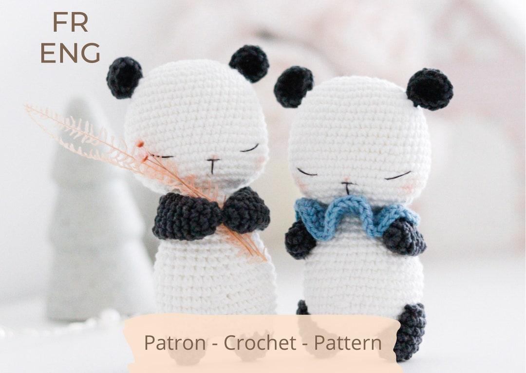 Crochet Pattern - Pandas - Collection "les Petits Cotons" - Number 02 ...