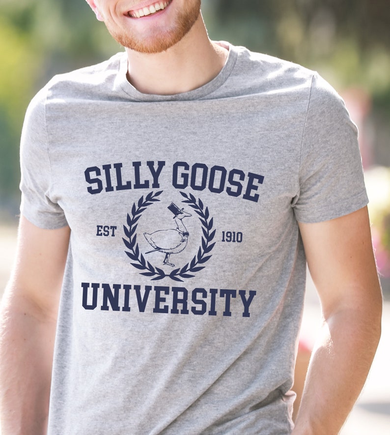 Silly Goose University Crewneck Sweatshirt, Unisex Silly Goose ...