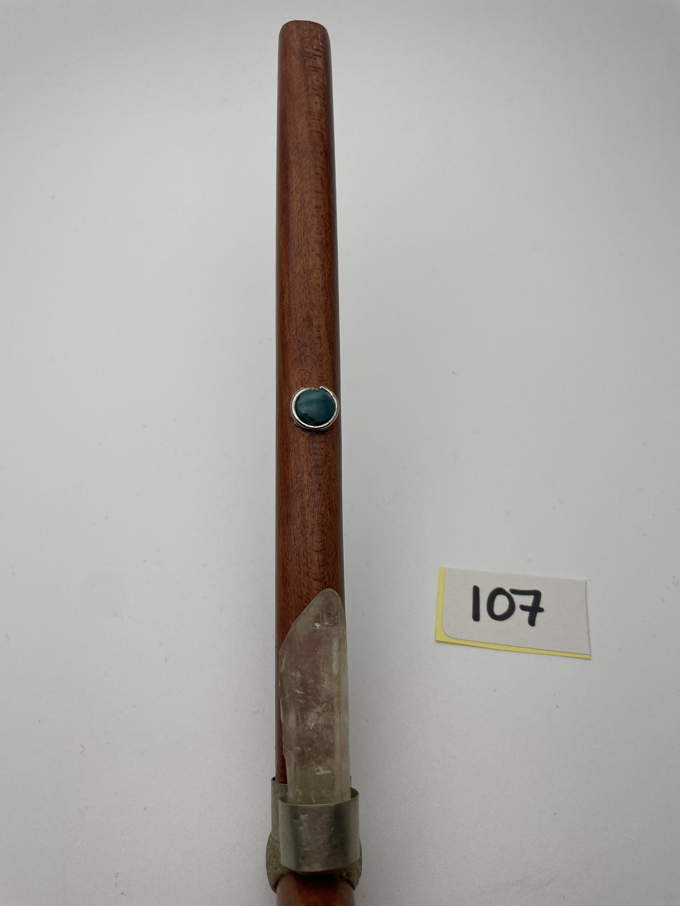 Tepi Rock Crystal Pipe Shipibo Ayahuasca Vine Ceremonial Rapé ...